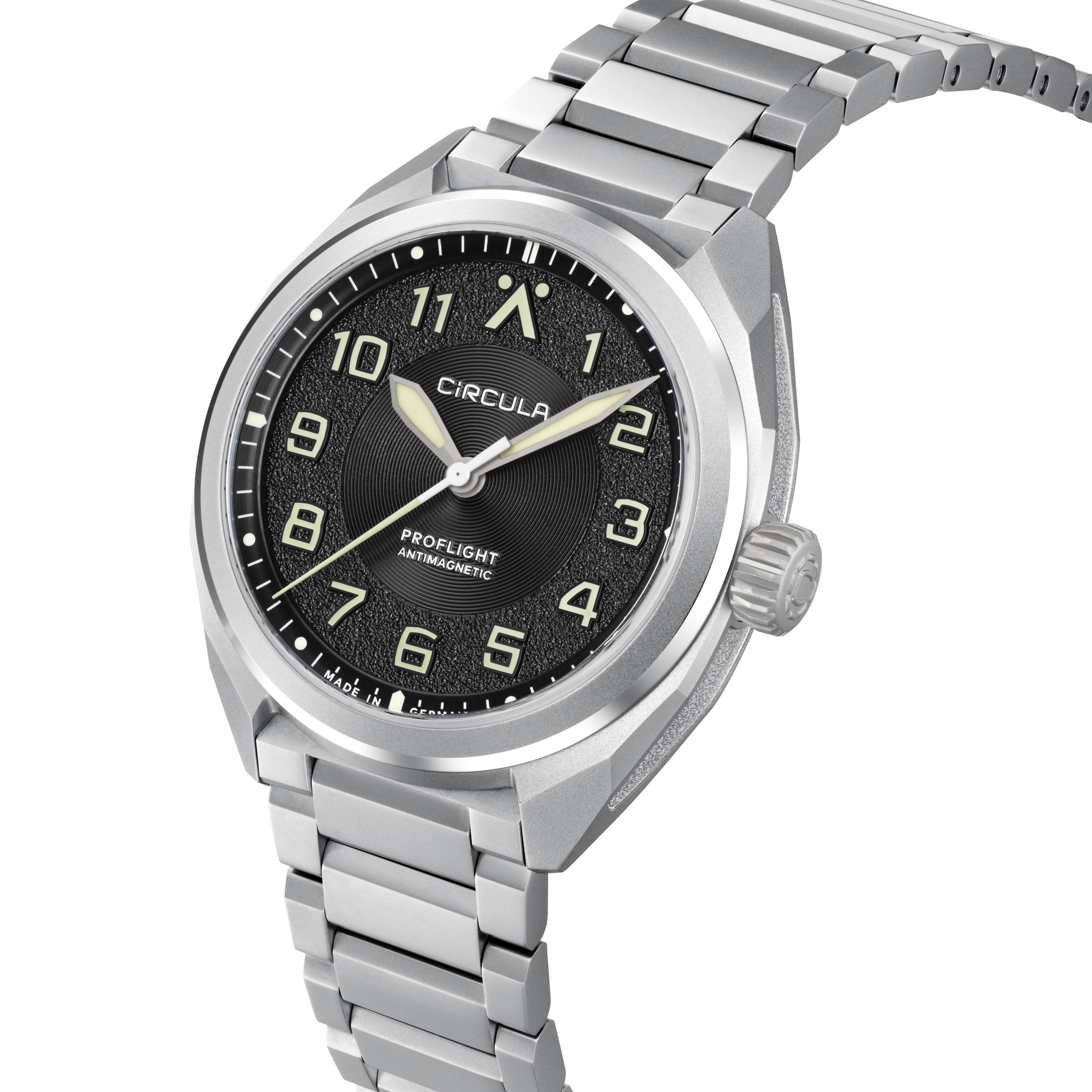 Pilot`s watches by CiRCULA | model ProFlight Anthracite